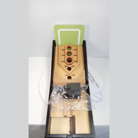 NEW ENTERTAINMENT | Games | Executive Desktop Wooden Skill Ball Game ...